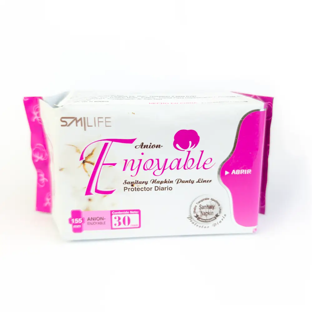 Toalla Higiénica Sanitaria Anion Enjoyable Hgw - Con Textura de Algodón ...